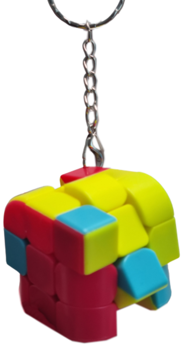 3 Face Cube Keyring - South Coast Sensory Store