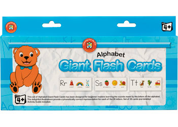 Giant Flash Cards Alphabet - South Coast Sensory Store