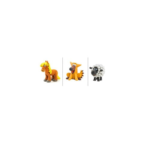 Hey Clay Animal individuals Dog, Horse, Sheep, Pig, Cow, Rabbit - South ...